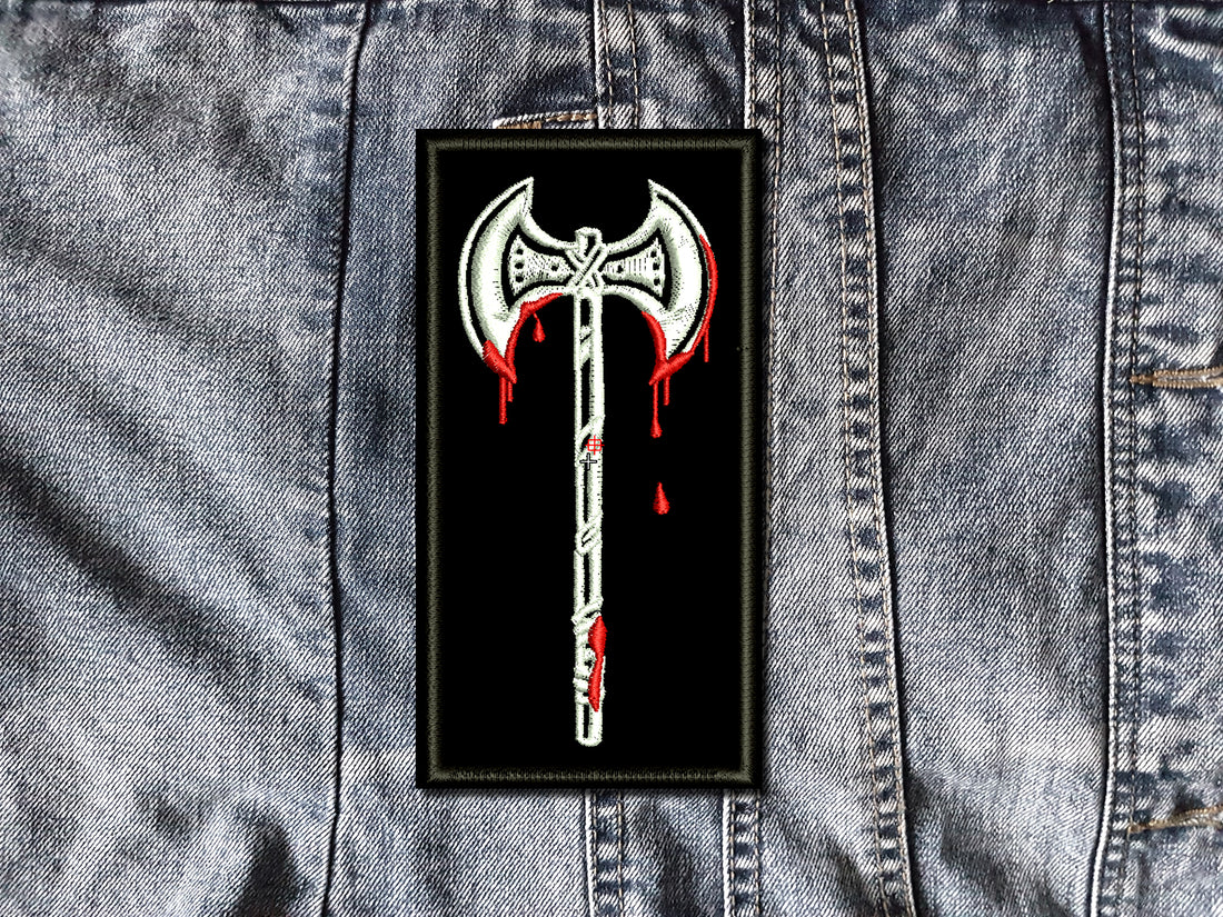 Medieval Axe Embroidered Patch – IngridPatches