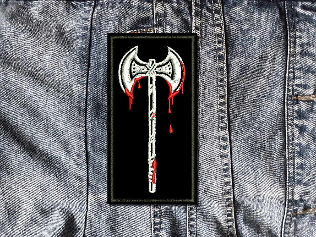 Medieval Axe Embroidered Patch – IngridPatches