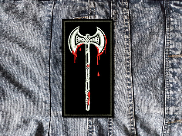 Medieval Axe Embroidered Patch – IngridPatches