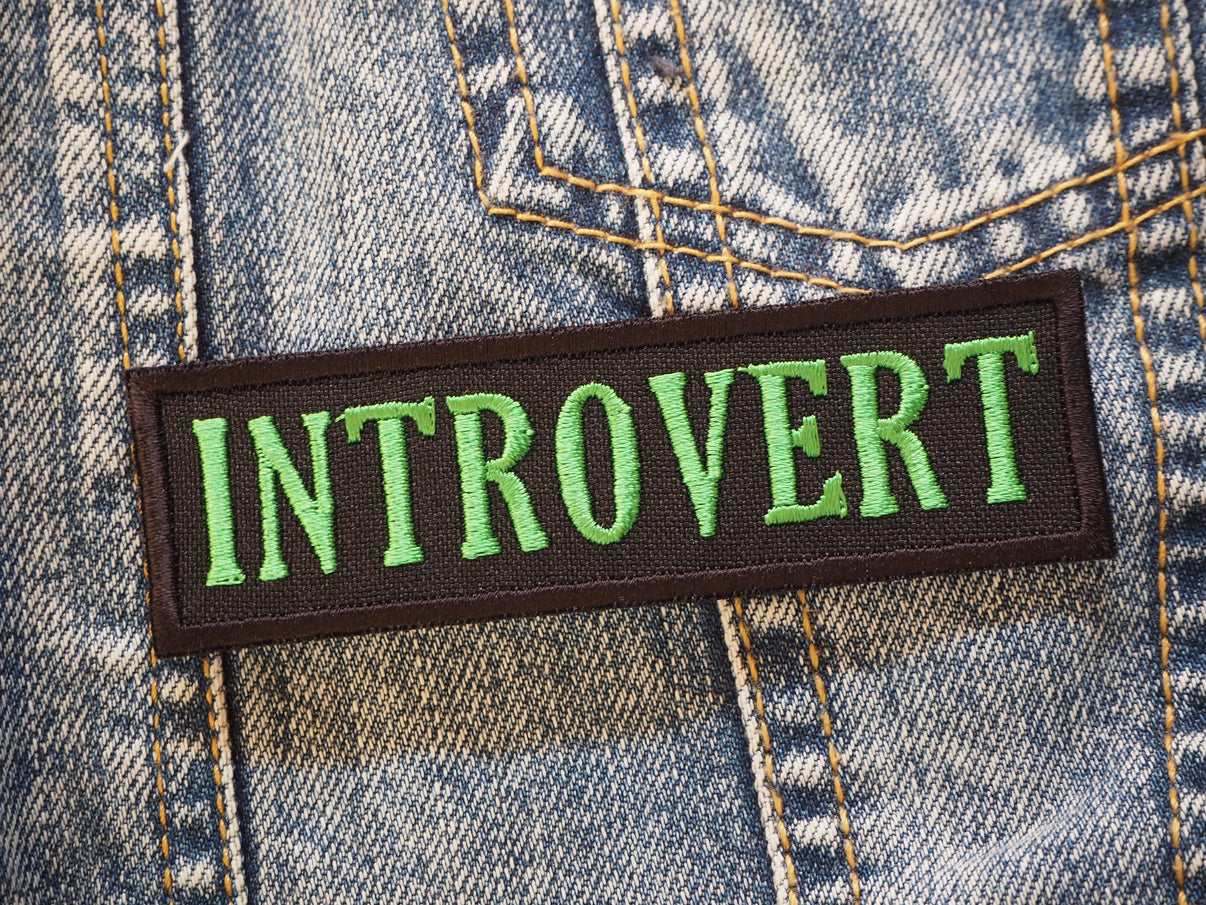 Introvert Embroidered Patch – IngridPatches