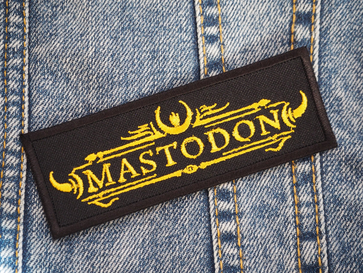 Mastodon Patch Embroidered – IngridPatches