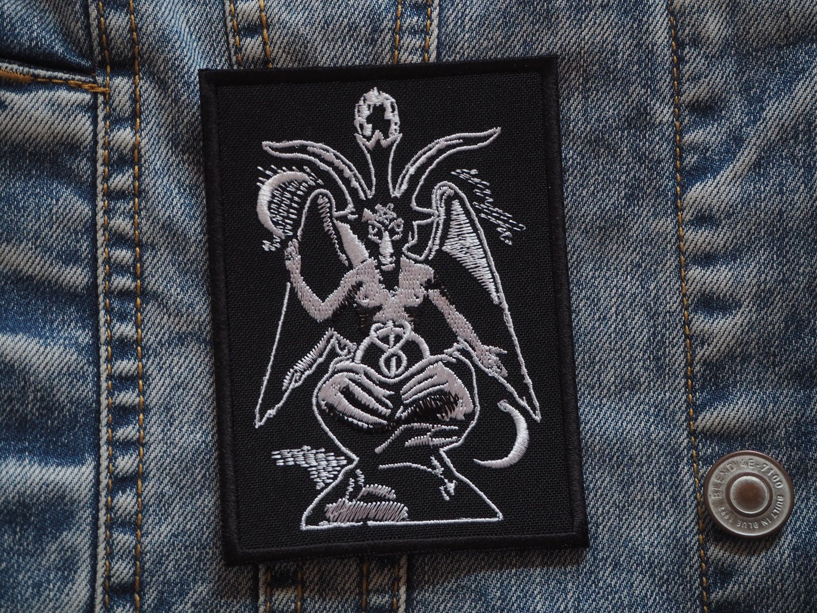 Baphomet Embroidered Patch – IngridPatches