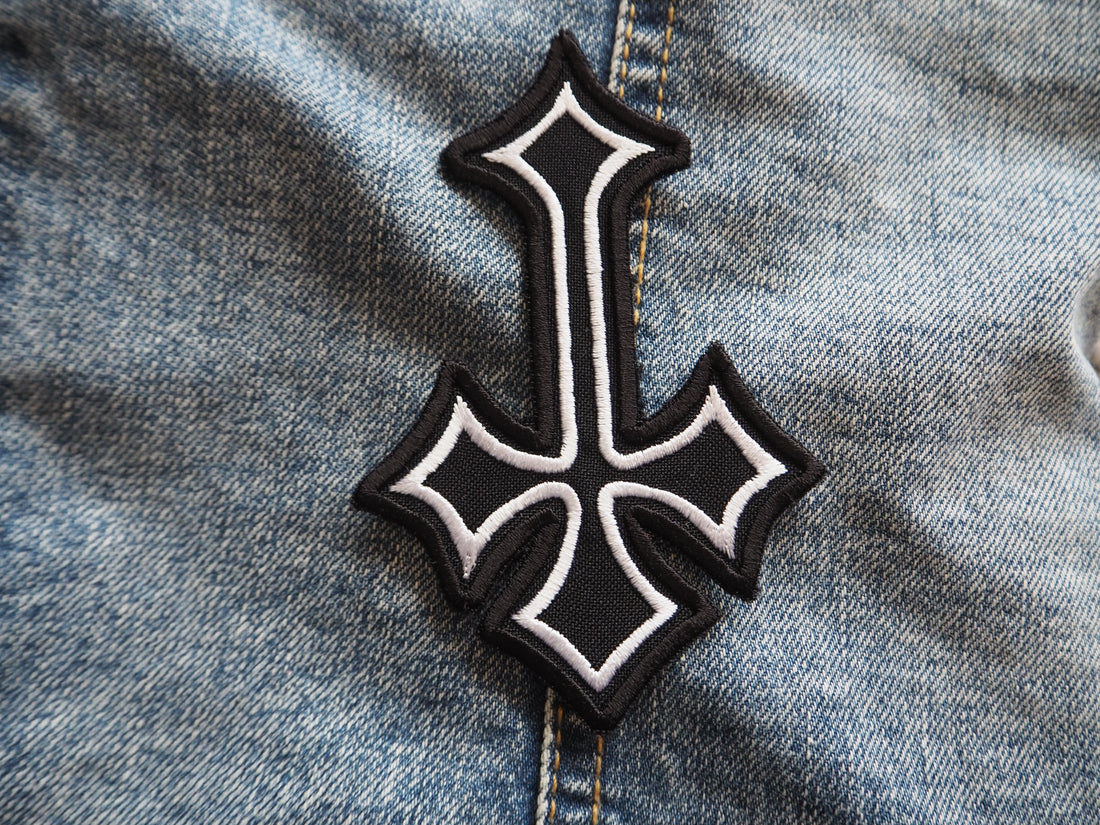 Inverted Gothic Cross Patch – IngridPatches