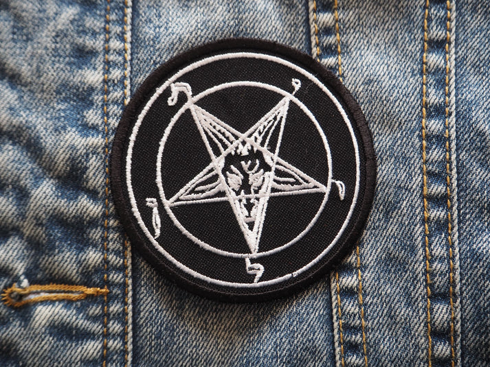- Pentagram Occult Satanic Embroidered Patch – IngridPatches