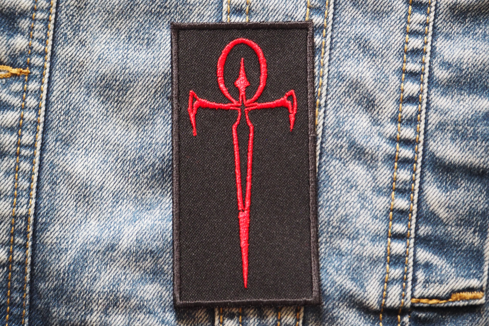 Vampire Knife Ankh Embroidered Patch – IngridPatches