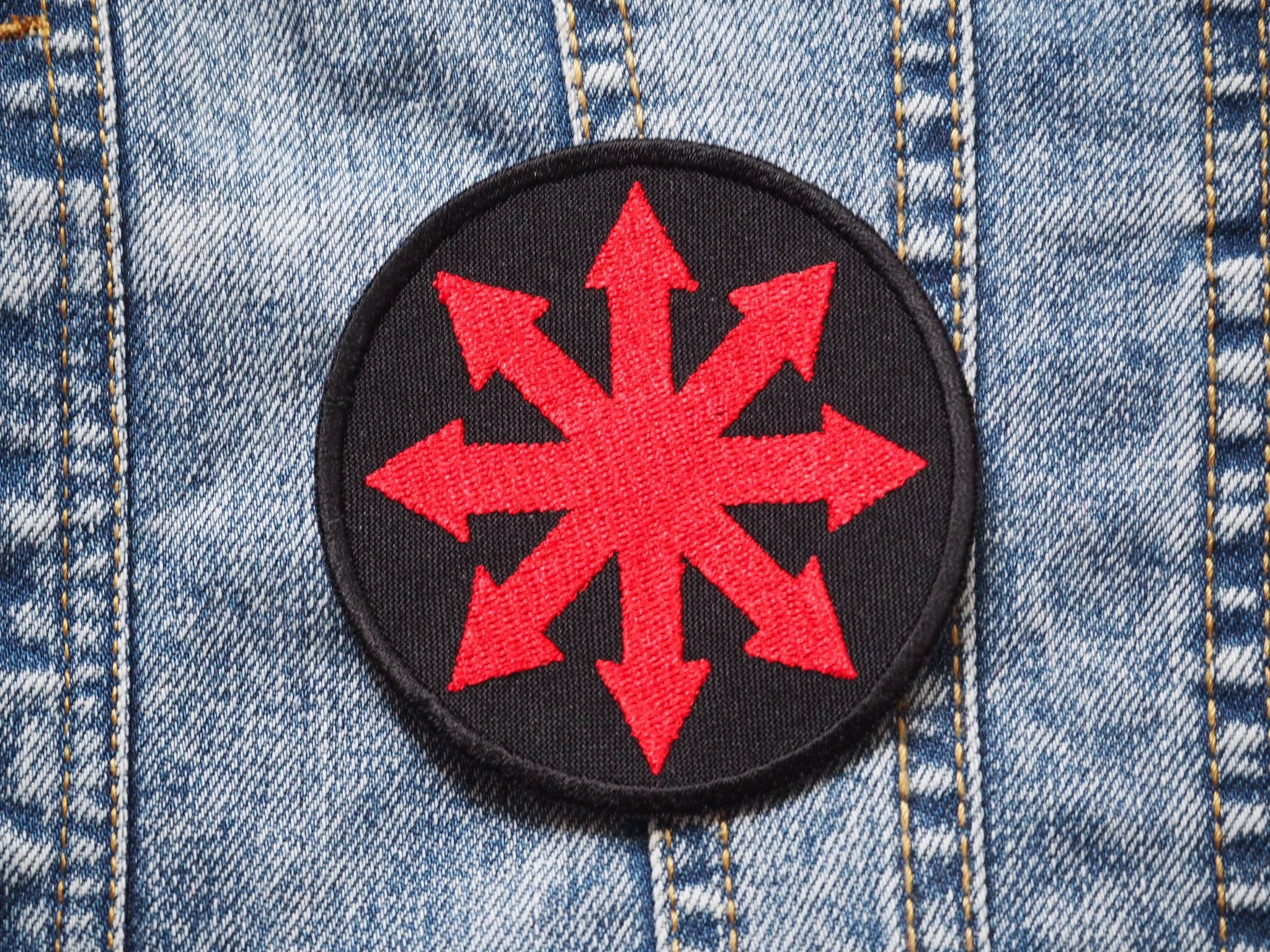 Chaos Symbol Embroidered Patch – IngridPatches