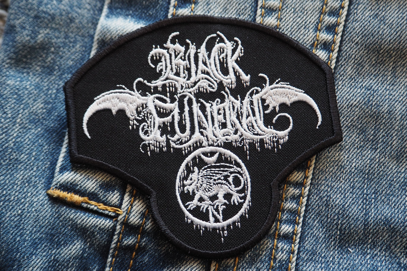 Black Funeral Patch (Black Metal) – IngridPatches