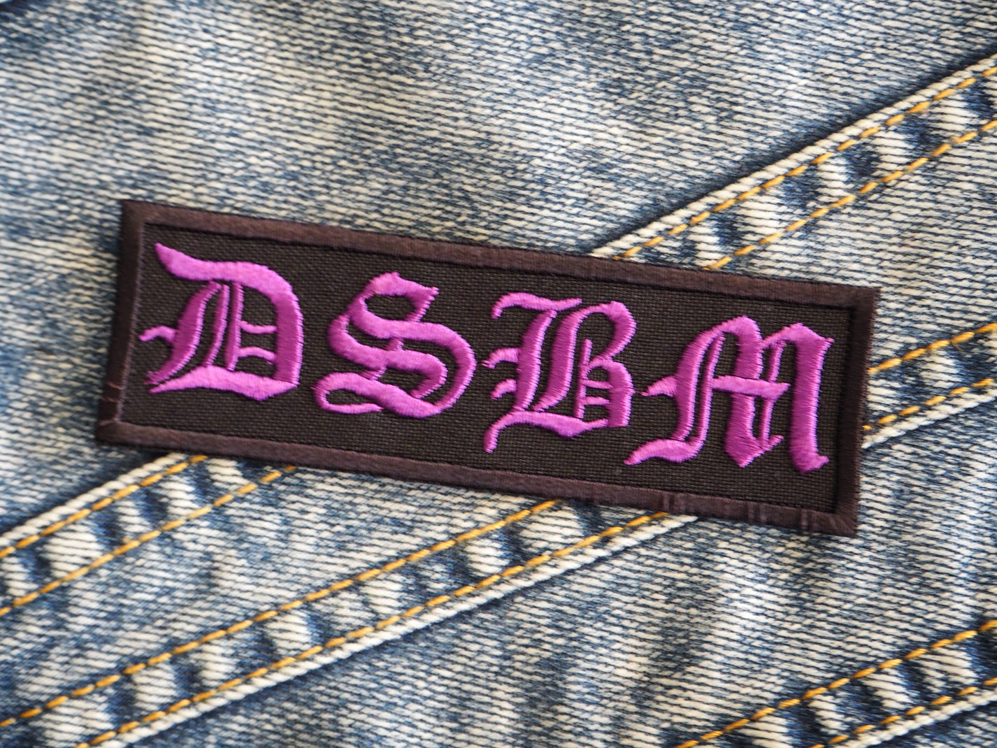 DSBM Depressive Black Metal Embroidered Patch – IngridPatches