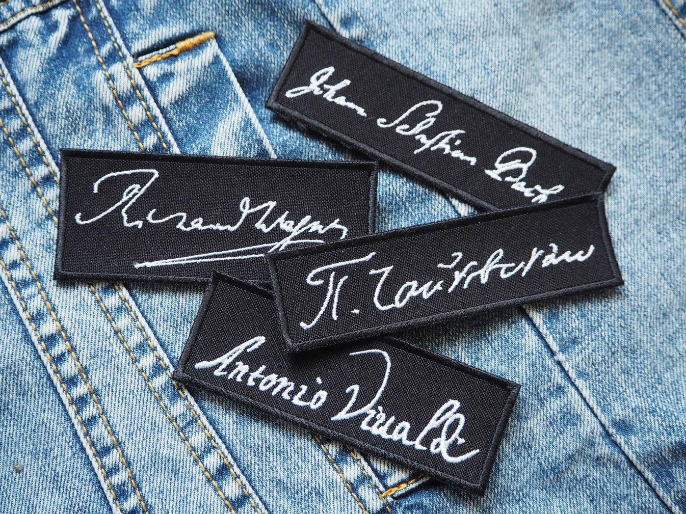 Classical Music Composers Signatures Embroidered Patch – IngridPatches