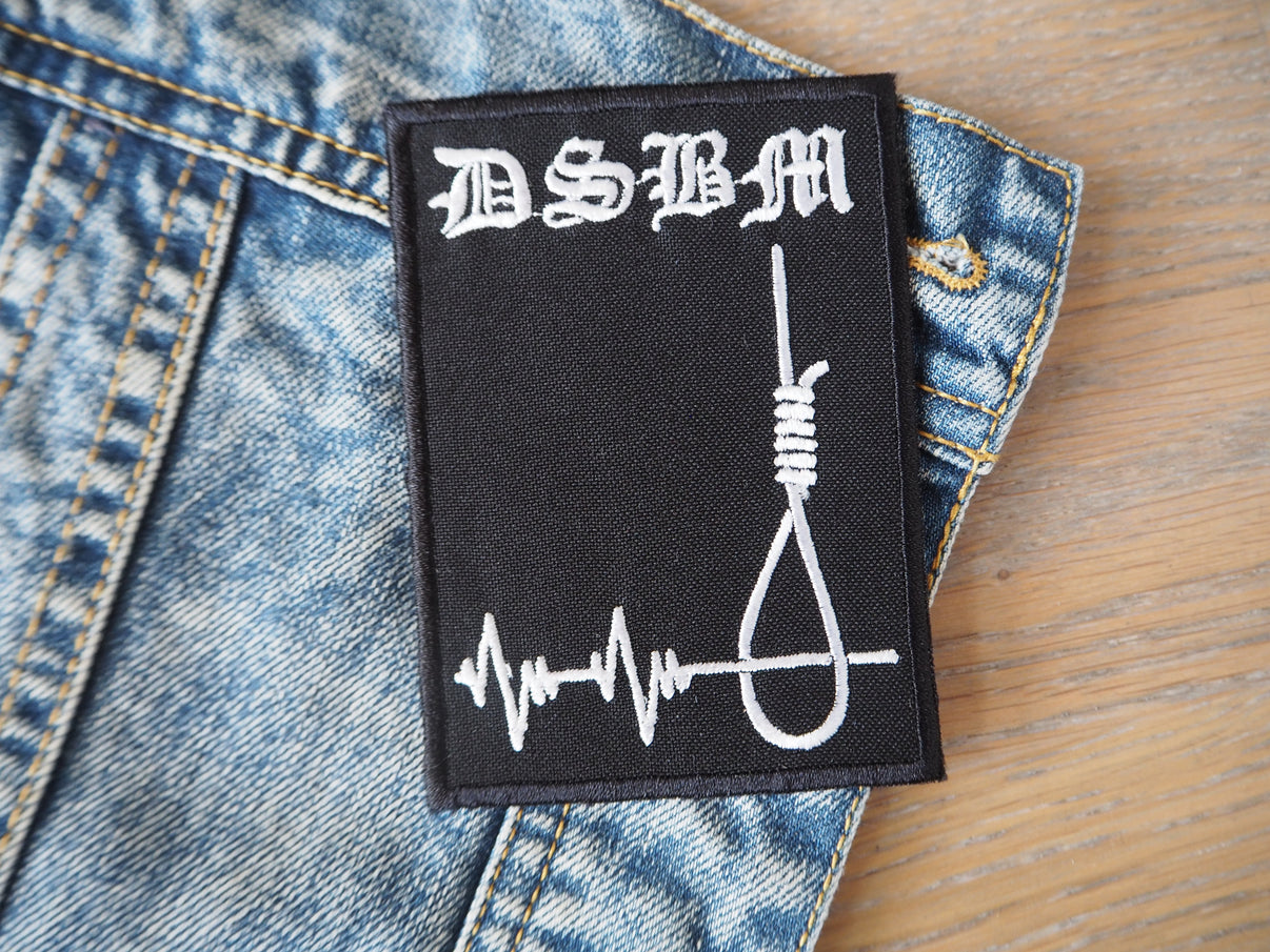 DSBM Depressive Black Metal Embroidered Patch – IngridPatches
