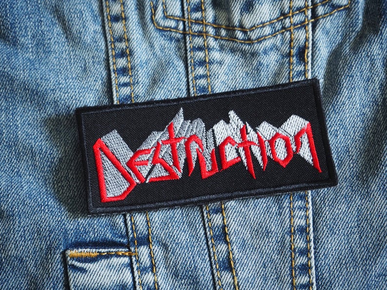 Destruction Thrash Metal Embroidered Patch – IngridPatches