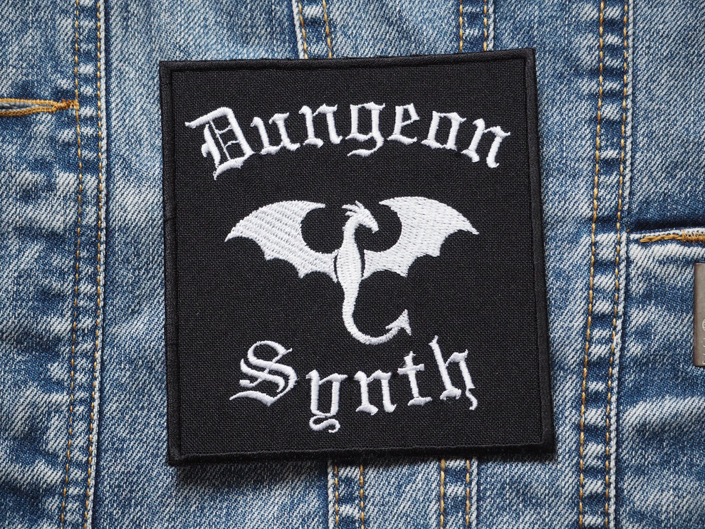 Dungeon Synth Medieval Dragon Embroidered Patch – IngridPatches