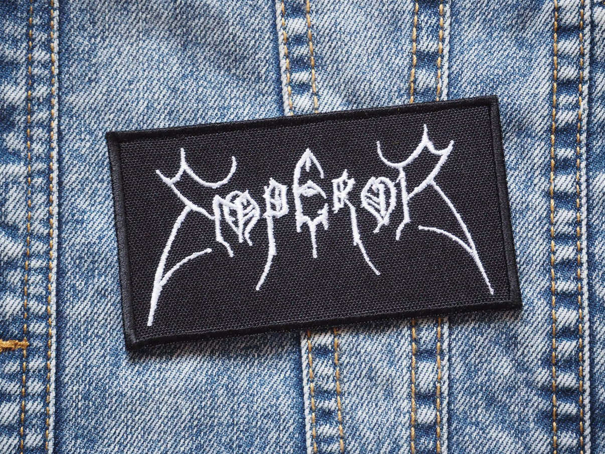 Emperor Logo Patch Black Metal – IngridPatches