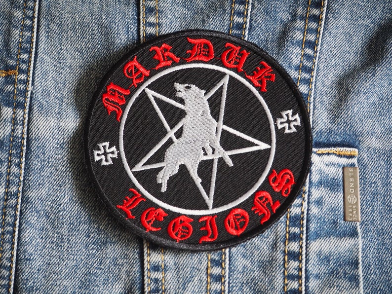Marduk Pentagram Black Metal Embroidered Patch – IngridPatches